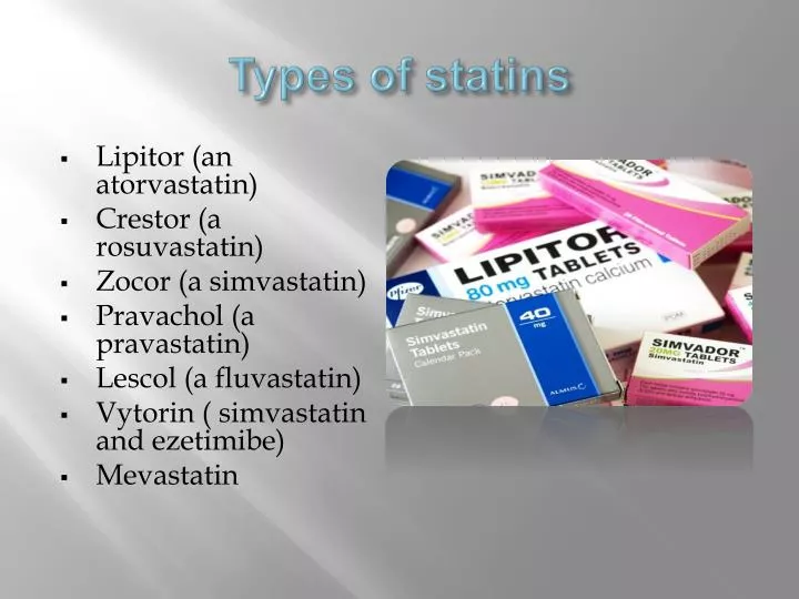 PPT - Types of statins PowerPoint Presentation, free download - ID:1147770