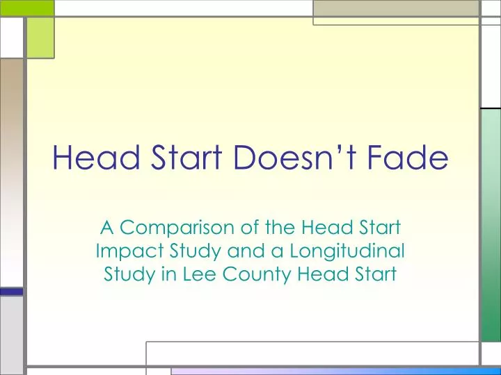 Ppt Head Start And School Readiness Powerpoint