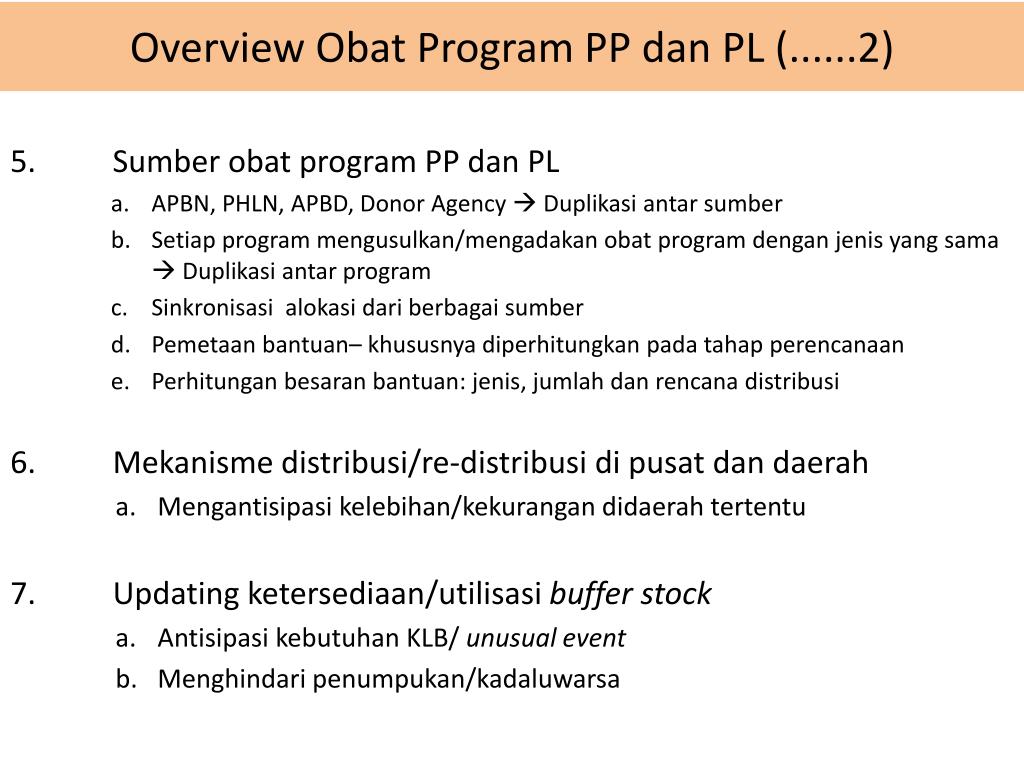 PPT - SINKRONISASI PERENCANAAN KEBUTUHAN DAN PENGGUNAAN OBAT PROGRAM PP ...