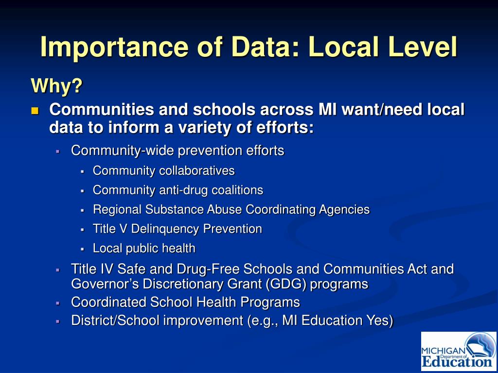 PPT - Presenting the Michigan Profile for Healthy Youth (MiPHY ...