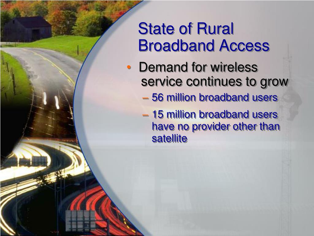 Ppt Using Broadband To Make Rural Michigan A Better Place To Live And