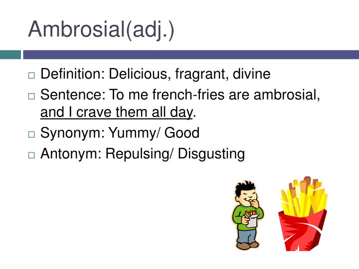 ambrosial sentence