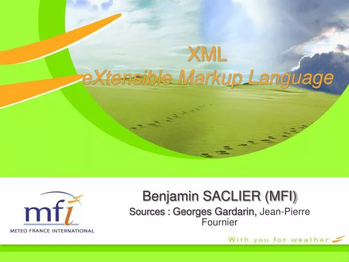 PPT - XML eXtensible Markup Language PowerPoint Presentation, free ...