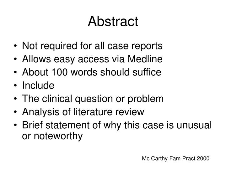 PPT - How to write a case report PowerPoint Presentation - ID:1151252