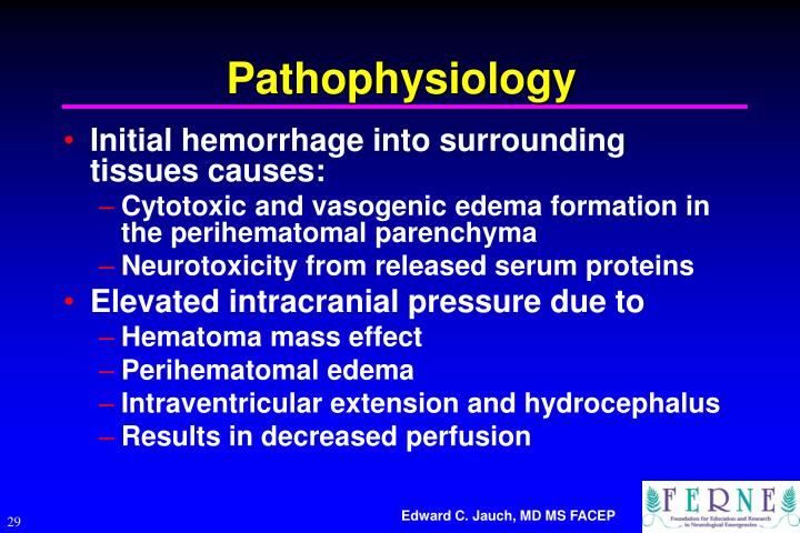 PPT - Epidemiology and Pathophysiology of Intracerebral Hemorrhage ...