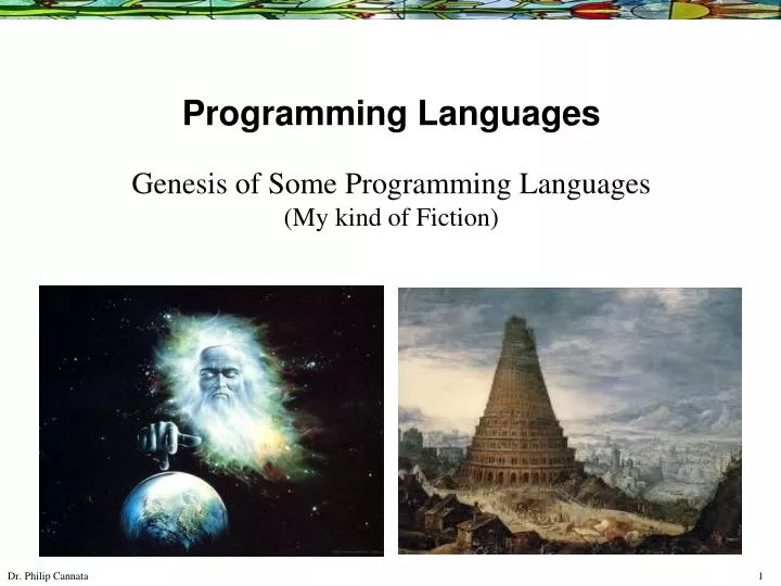 PPT - Programming Languages PowerPoint Presentation, free download - ID ...