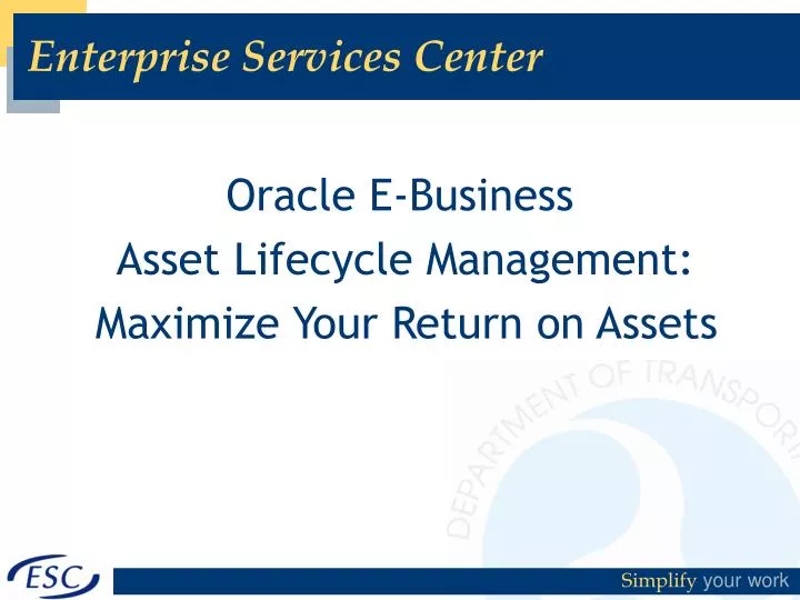 PPT - Enterprise Services Center PowerPoint Presentation, free download ...