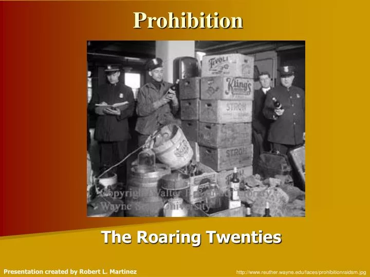 PPT - Prohibition PowerPoint Presentation, free download - ID:1152601