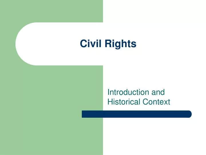 PPT - Civil Rights PowerPoint Presentation, free download - ID:1152640