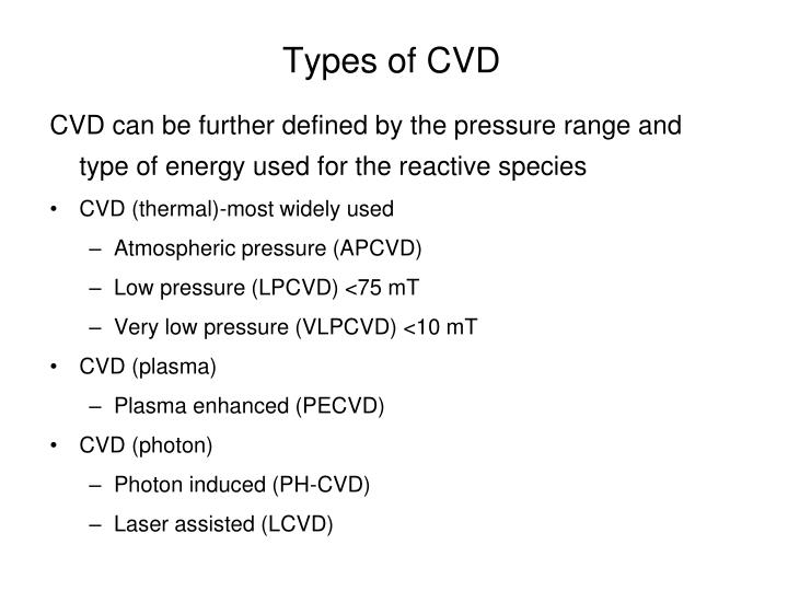 PPT - Lecture 15 – CVD & Film Stress PowerPoint Presentation - ID:1153295