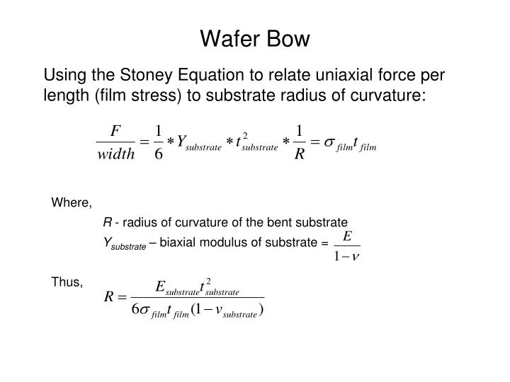 PPT - Lecture 15 – CVD & Film Stress PowerPoint Presentation - ID:1153295