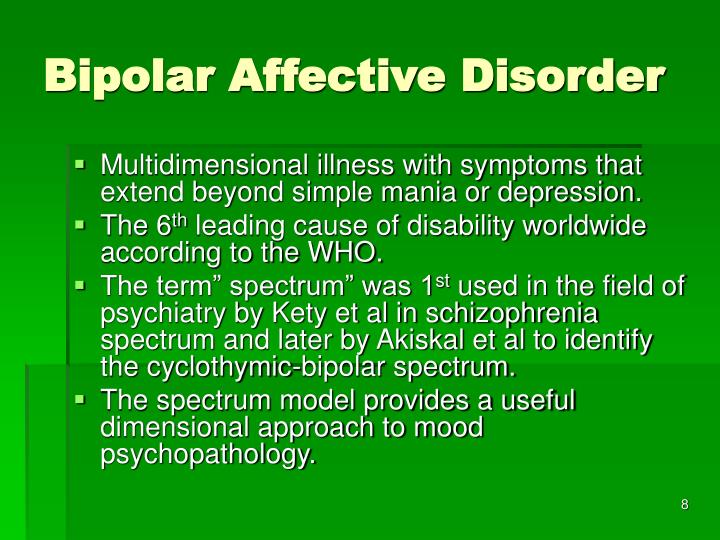 PPT - Clinical Pearls Bipolar Affective Disorders PowerPoint ...