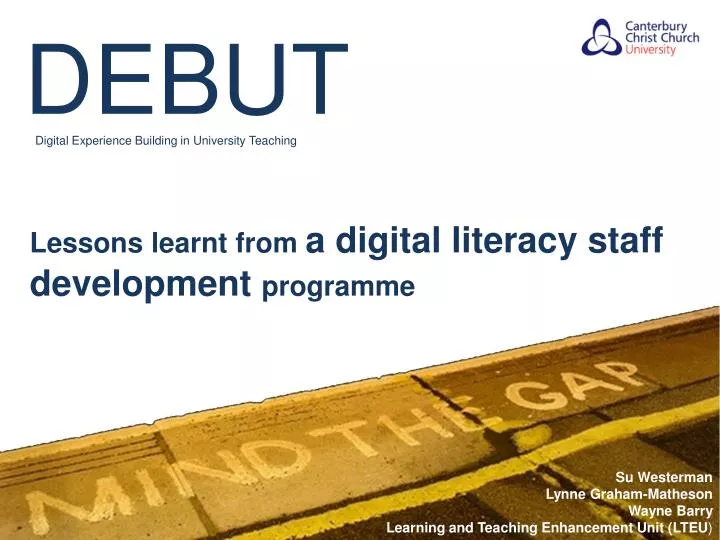 PPT - DEBUT PowerPoint Presentation, free download - ID:1153502