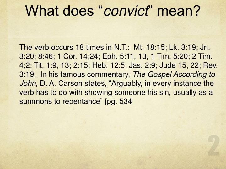 PPT - The Convicting Work of the Holy Spirit in John 16:8-11 PowerPoint ...