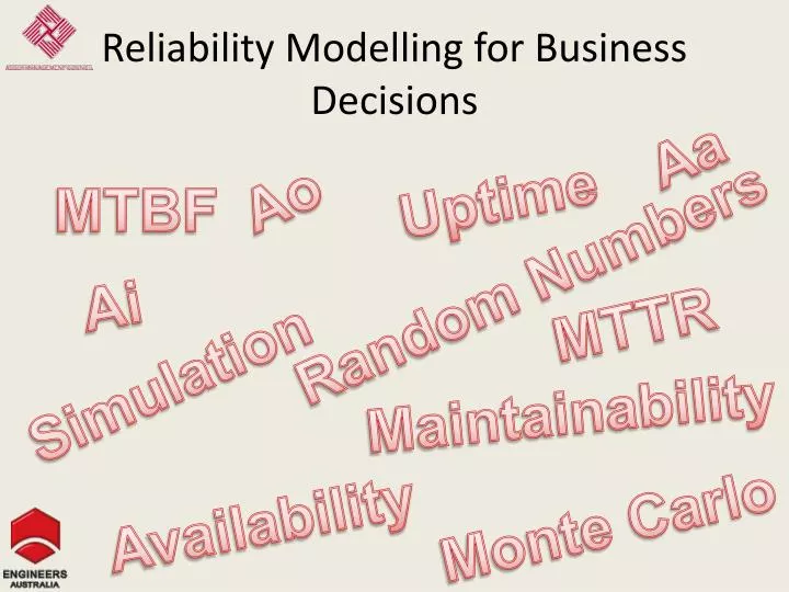 PPT - Reliability Modelling for Business Decisions PowerPoint ...