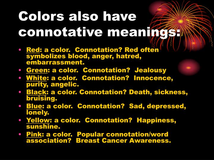 PPT - Denotation Connotation PowerPoint Presentation - ID:1155935