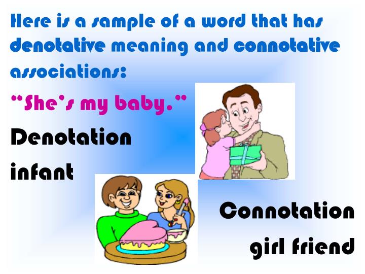PPT - Denotation Connotation PowerPoint Presentation - ID:1155935