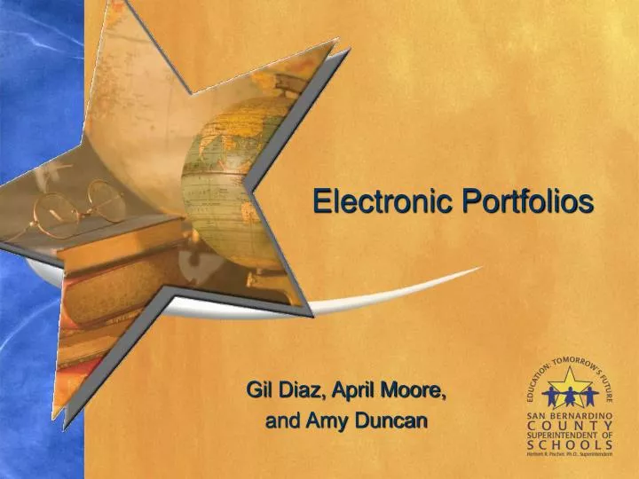 PPT - Electronic Portfolios PowerPoint Presentation, free download - ID ...
