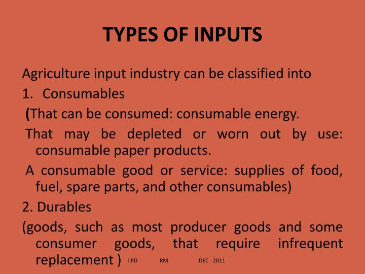 PPT - MARKETING OF AGRICULTURAL INPUTS PowerPoint Presentation - ID:1156880