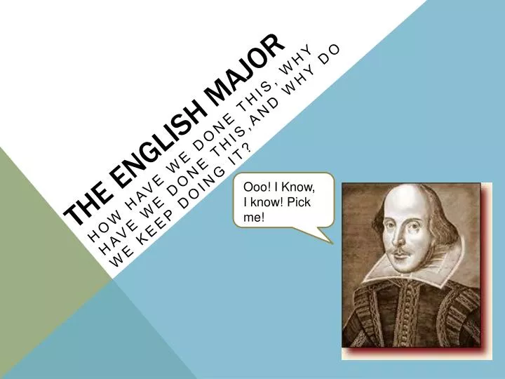 PPT - The English major PowerPoint Presentation, free download - ID:1157149