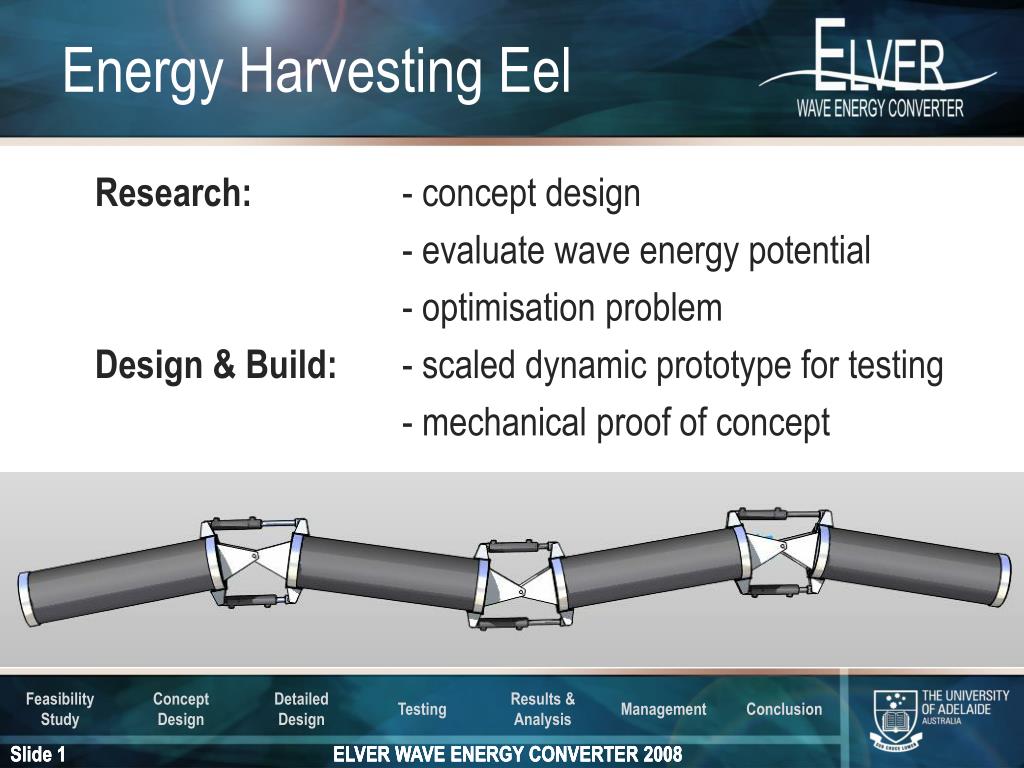 PPT - Elver Wave Energy Converter Project Report PowerPoint ...
