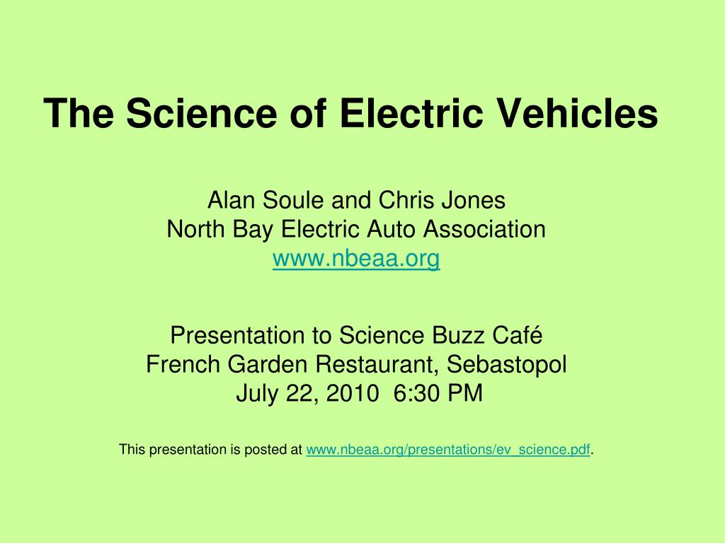 PPT - Alan Soule NBEAA PR Director Tesla Roadster owner PowerPoint ...