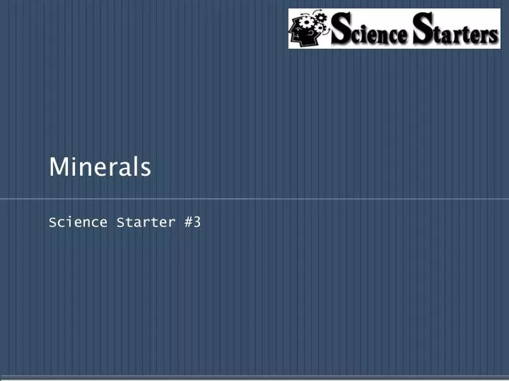 PPT - Minerals PowerPoint Presentation, free download - ID:1158171