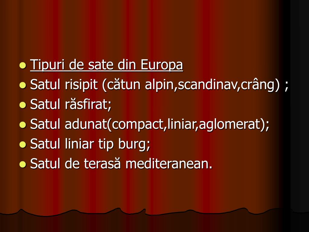 PPT - ELEMENTELE COMPONENTE ALE SATULUI: -VATRA -MOŞIA -STRUCTURA ŞI ...