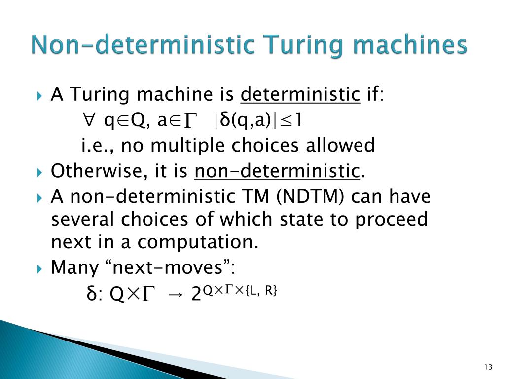 Ppt Cs 302 Lecture 15 Turing Machine Robustness Nondeterministic Turing Machines
