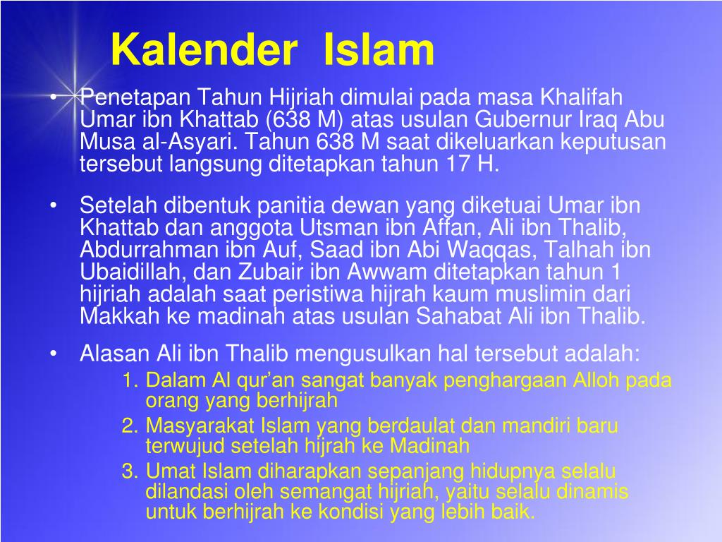 PPT - MENGENAL JENIS-JENIS KALENDER PowerPoint Presentation, free ...