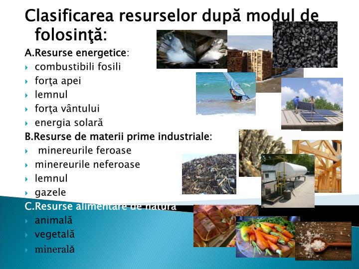 PPT - RESURSELE NATURALE PowerPoint Presentation - ID:1159979