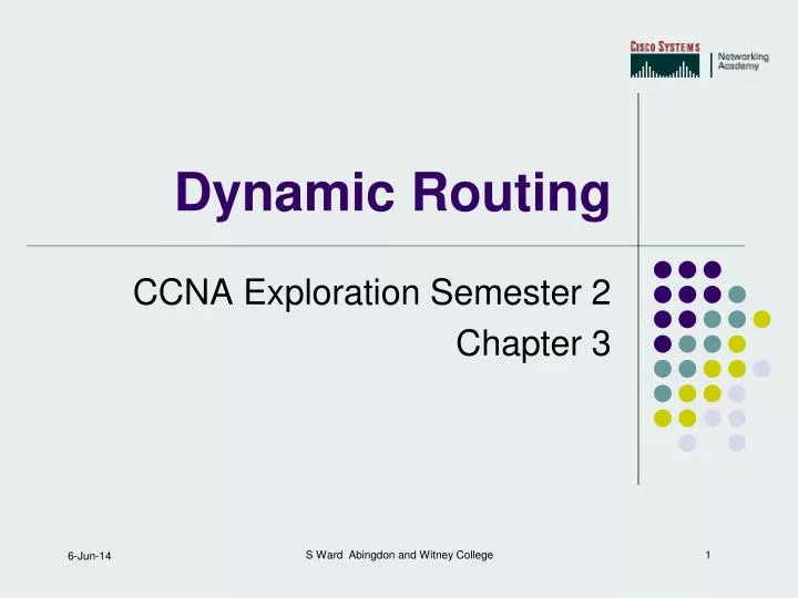 PPT - Dynamic Routing PowerPoint Presentation, free download - ID:1160102 PPT - Dynamic Routing PowerPoint Presentation, free download - ID:1160102