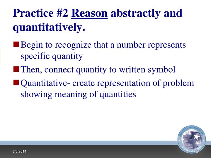 PPT - The Standards for Mathematical Practice For Four Year-Olds Becky ...
