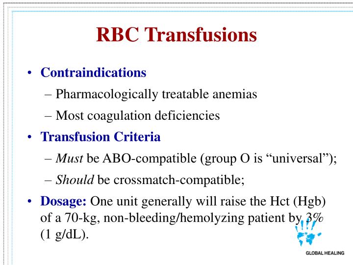 PPT - Blood Components and Indications for Their Use PowerPoint ...