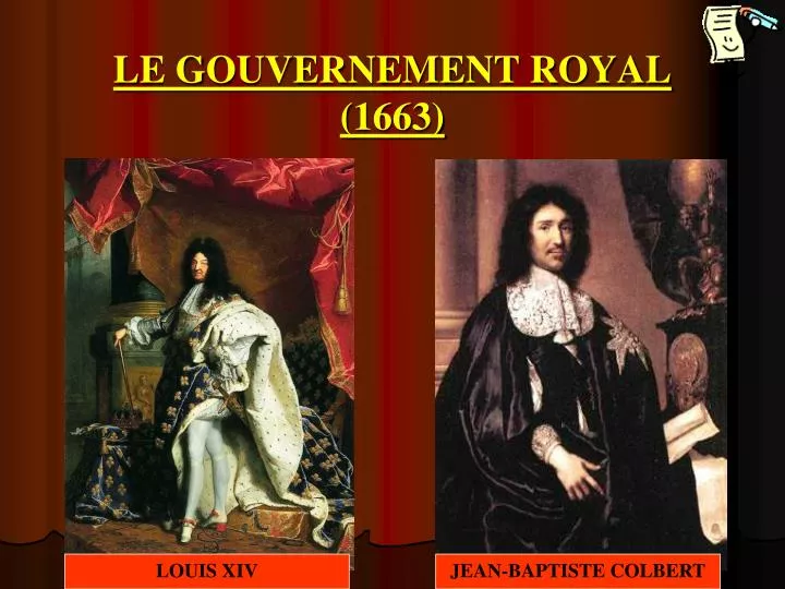 PPT - LE GOUVERNEMENT ROYAL (1663) PowerPoint Presentation, free ...