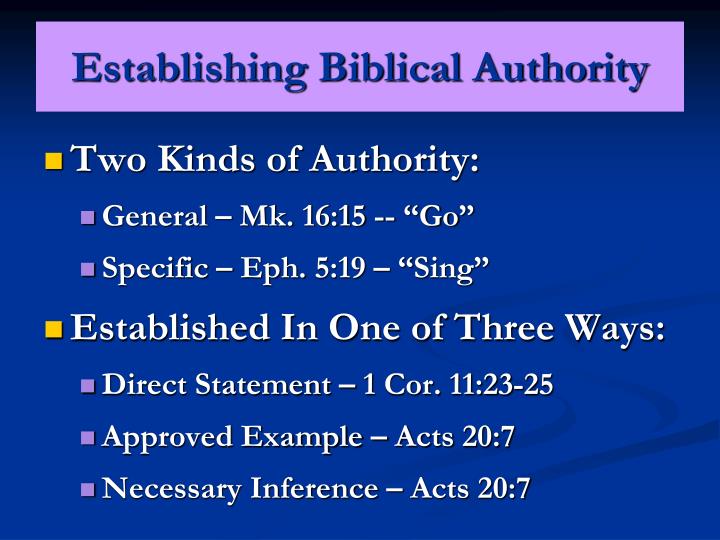 PPT - Two Sources of Authority Matthew 21:25 PowerPoint Presentation ...