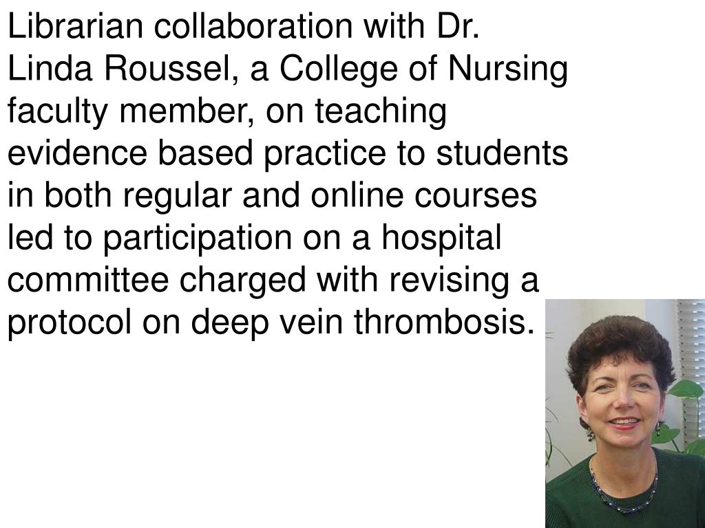 PPT - Clinical Medical Librarian Services for Nurses PowerPoint ...