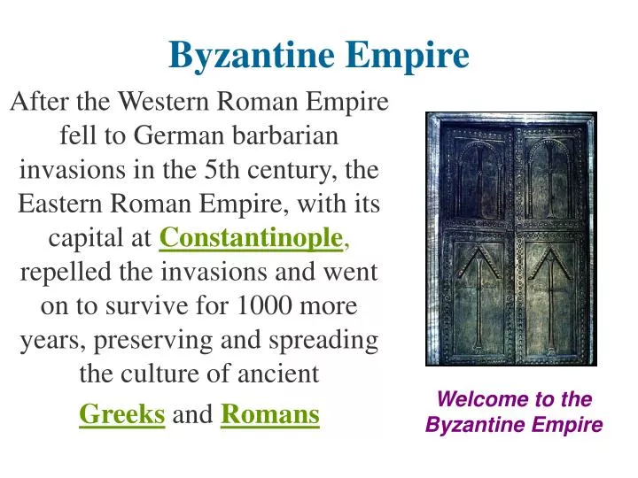 PPT - Byzantine Empire PowerPoint Presentation, free download - ID:1162955