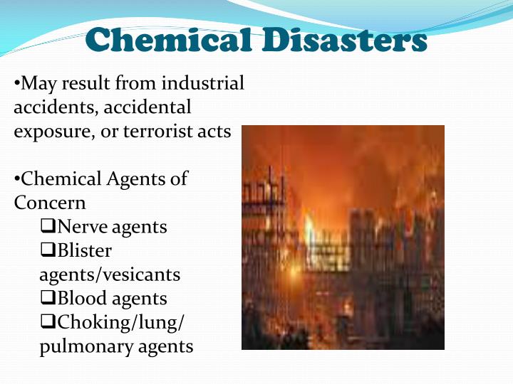 PPT - CHEMICAL DISASTERS: NURSING MANAGEMENT PowerPoint Presentation ...