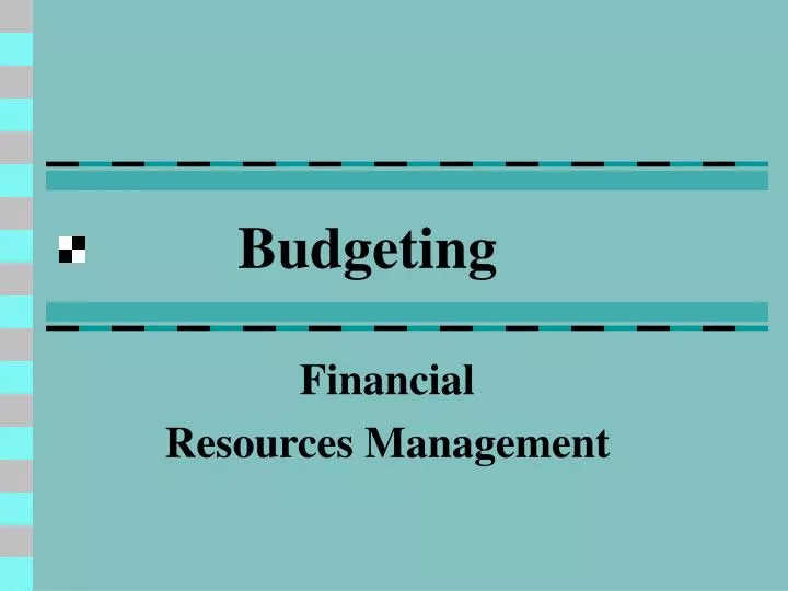 PPT - Budgeting PowerPoint Presentation, free download - ID:1163822