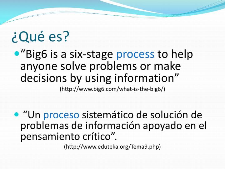 PPT - Modelo Big 6 para desarrollar CMI PowerPoint Presentation - ID ...