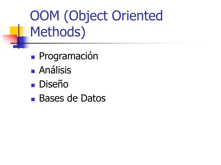 PPT - Metodologías Orientadas a Objetos PowerPoint Presentation - ID ...
