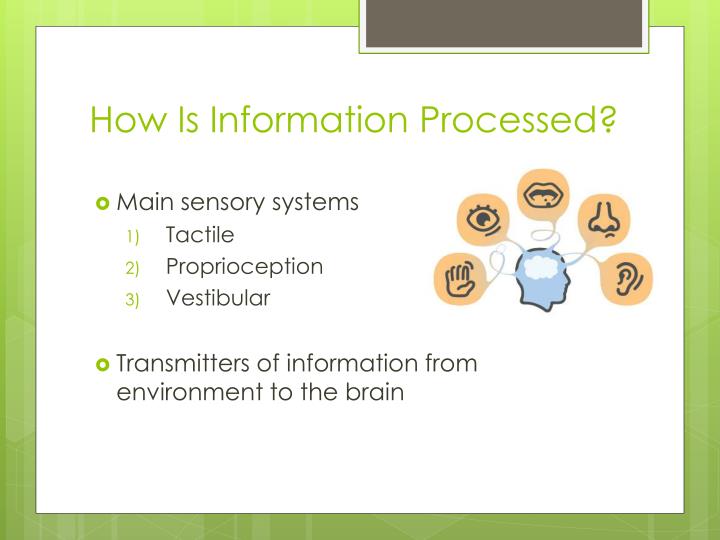 PPT - Sensory Integration: Theory, Disorders, Interventions PowerPoint ...