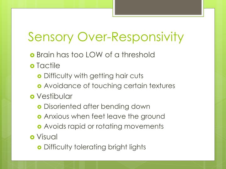 PPT - Sensory Integration: Theory, Disorders, Interventions PowerPoint ...