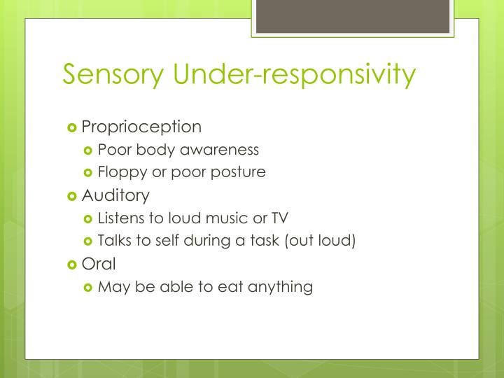 PPT - Sensory Integration: Theory, Disorders, Interventions PowerPoint ...