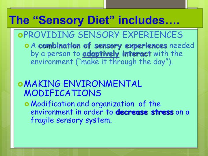 PPT - Sensory Integration: Theory, Disorders, Interventions PowerPoint ...
