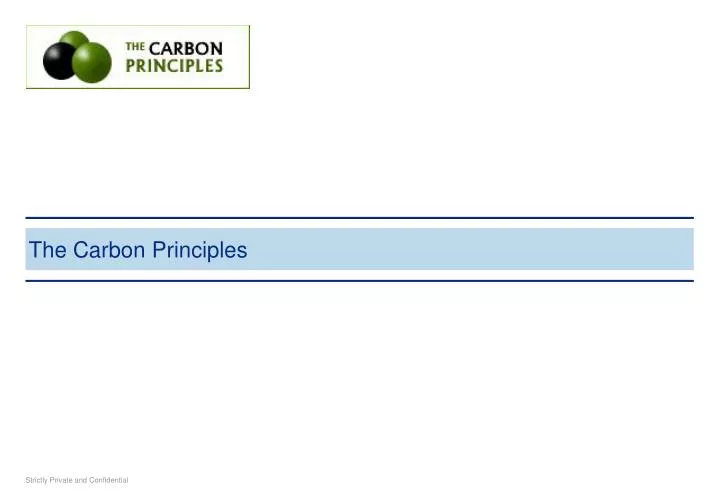 PPT - The Carbon Principles PowerPoint Presentation, free download - ID ...