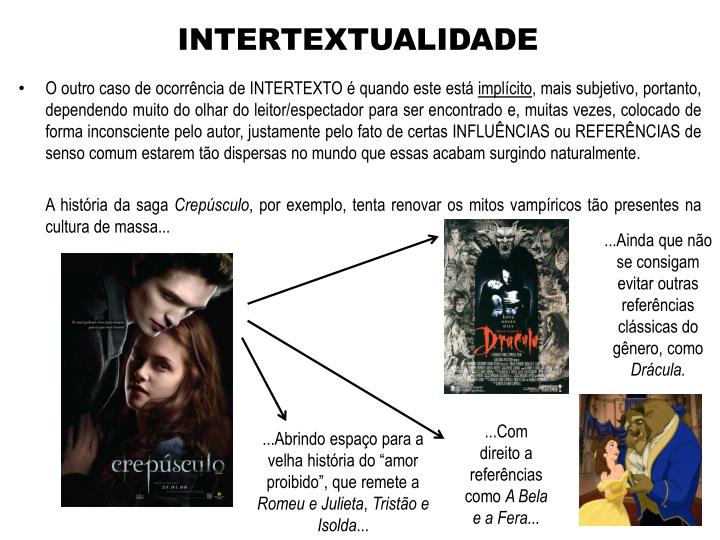 PPT - INTERTEXTUALIDADE Prof. Vinicius Rodrigues PowerPoint Presentation - ID:1169179