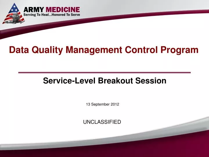 PPT - Data Quality Management Control Program PowerPoint Presentation ...