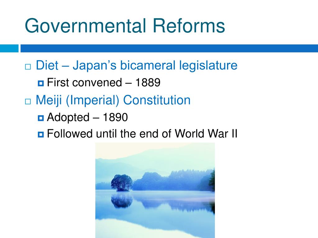 PPT - JAPAN: The Meiji Restoration, Japanese Imperialism, and the Build ...